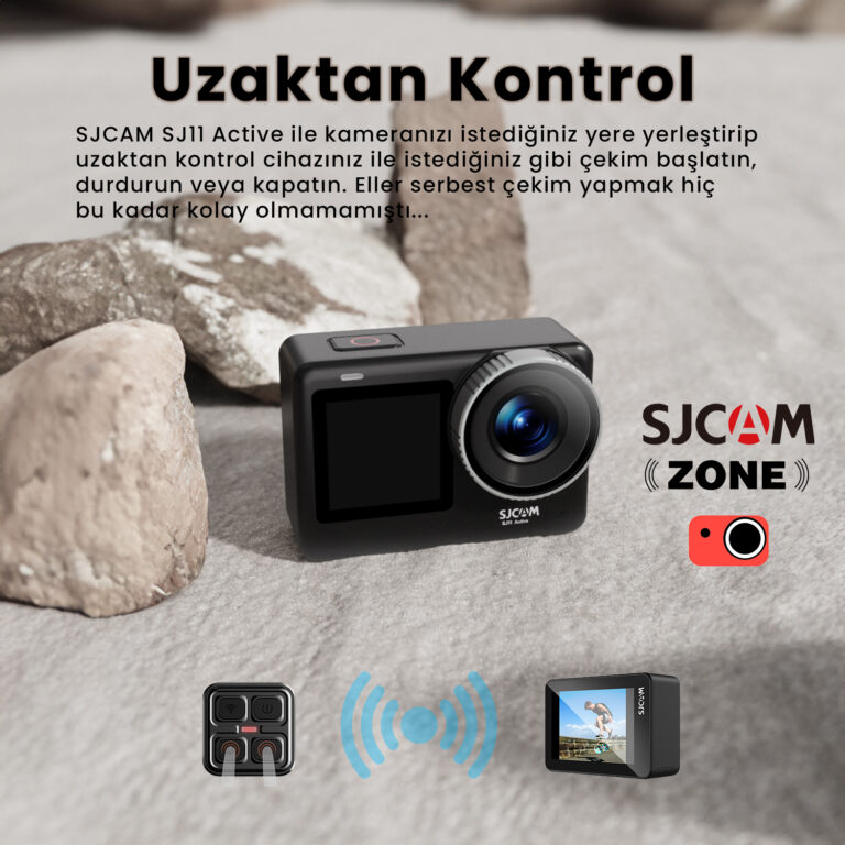 SJCAM SJ11 Active Dual Screen 4K Aksiyon Kamerası - SJCAM Türkiye ...