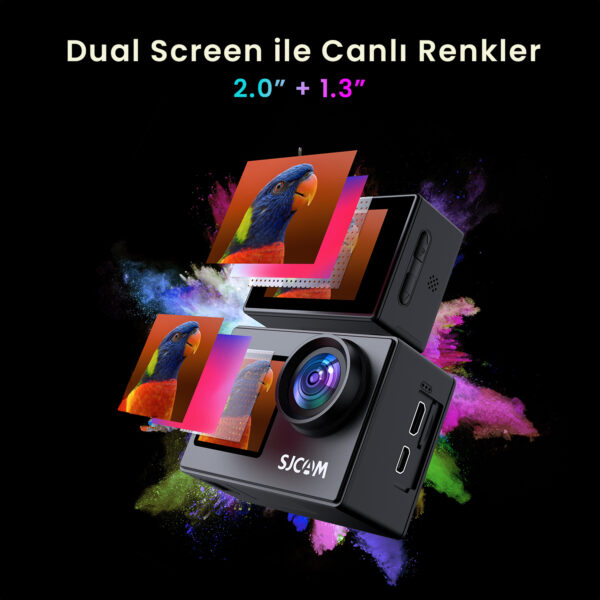 SJCAM SJ4000 Dual Screen 4K Aksiyon Kamerası - SJCAM Türkiye - Aksiyon ...
