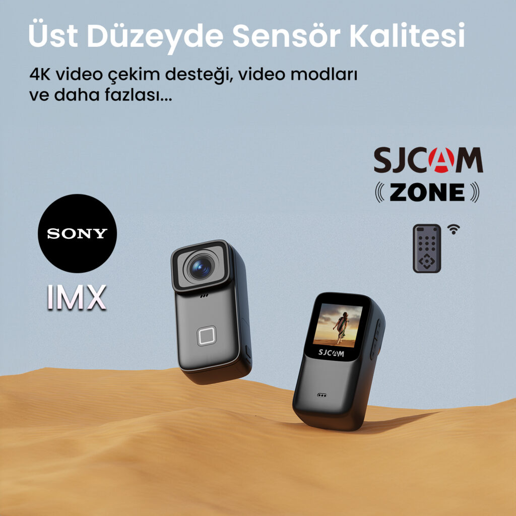 SJCAM C200 Pro 4K HDR Mini Aksiyon Kamerası Siyah - SJCAM Türkiye ...