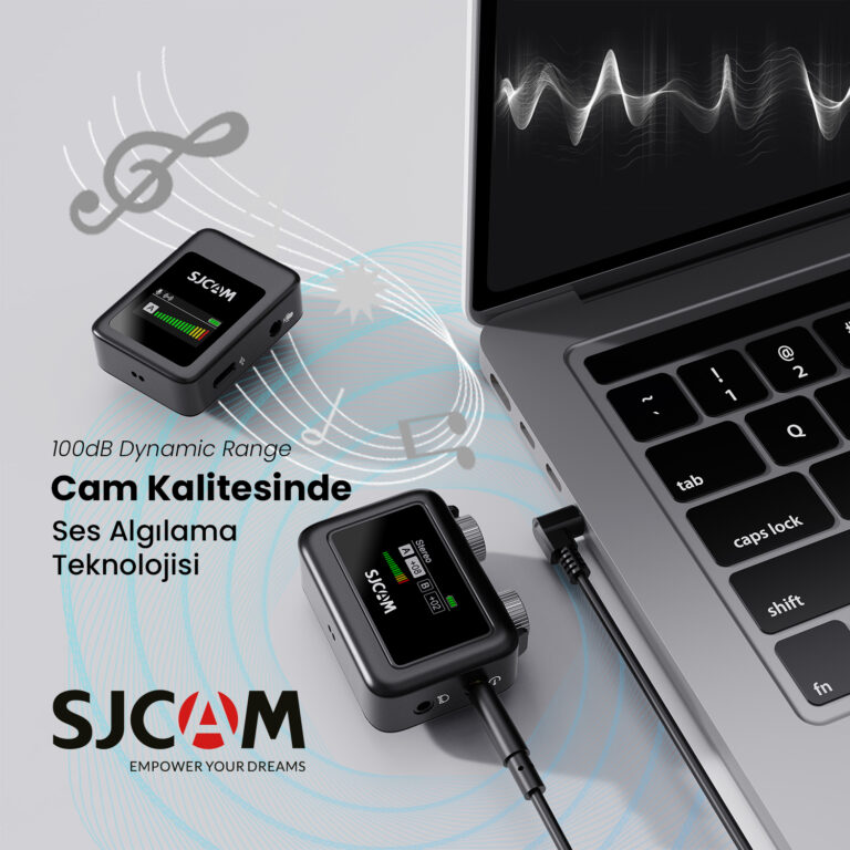 SJCAM M1 WiFi Kablosuz Yaka Mikrofonu Siyah - SJCAM Türkiye - Aksiyon Kameraları - Aksesuarlar ...